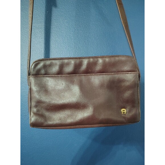 Etienne Aigner | Bags | Vintage Etienne Aigner Burgundy Leather Purse ...
